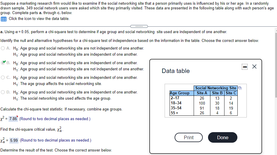 Solved Suppose a marketing research firm would like to | Chegg.com