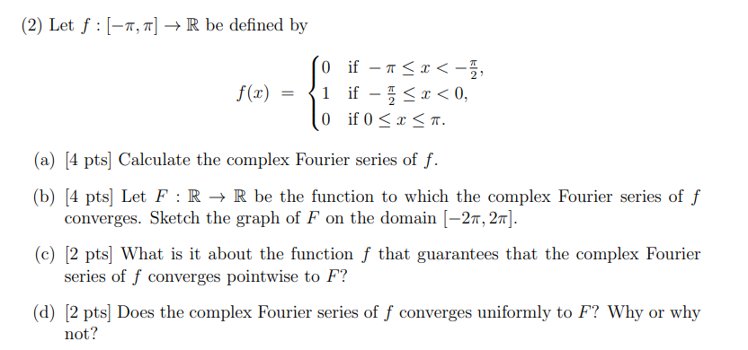 Solved Use Information from (2) to solve (3) ONLY, parts (a) | Chegg.com