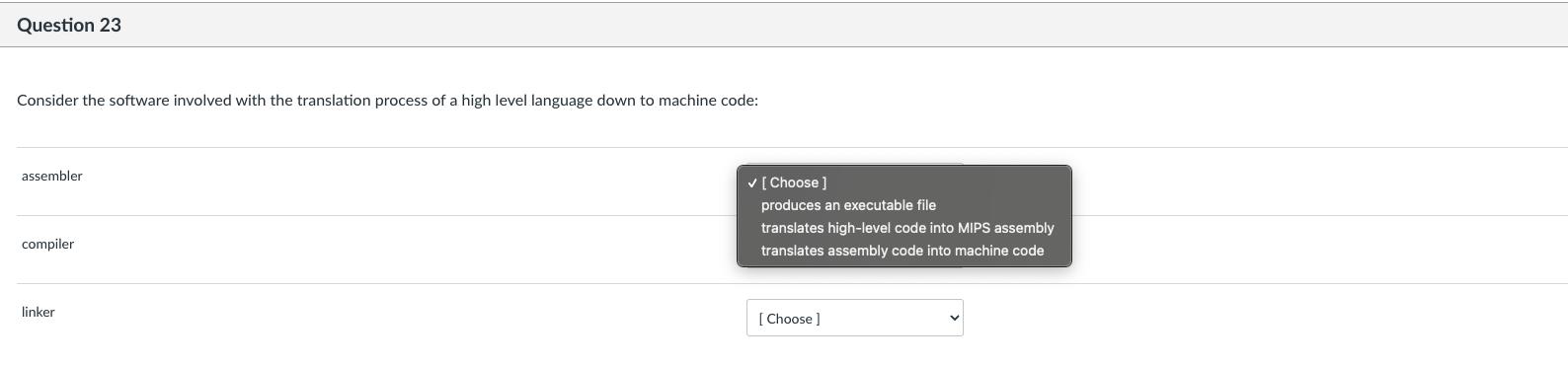 Solved Question 23 Consider the software involved with the | Chegg.com