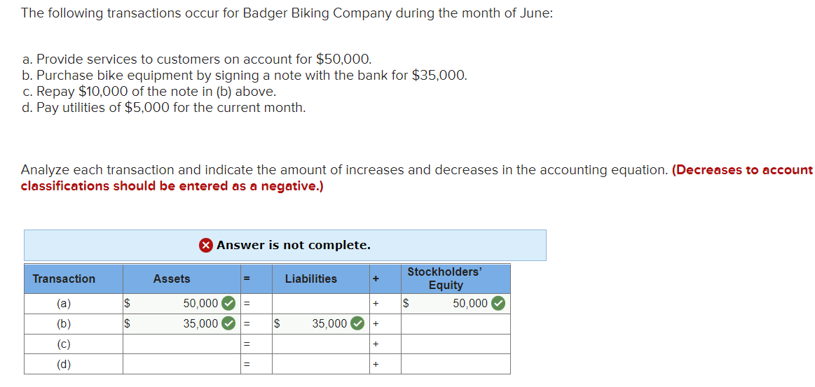 Solved The following transactions occur for Badger Biking | Chegg.com