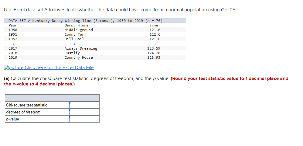 Use Excel Data Set A To Investigate Whether The Data 