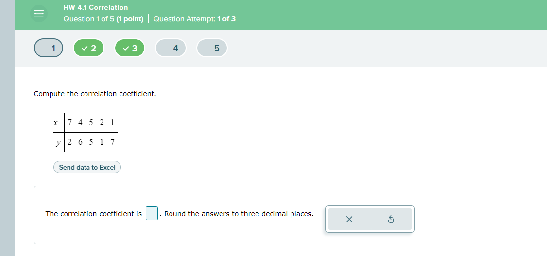 Solved Compute The Correlation Coefficient