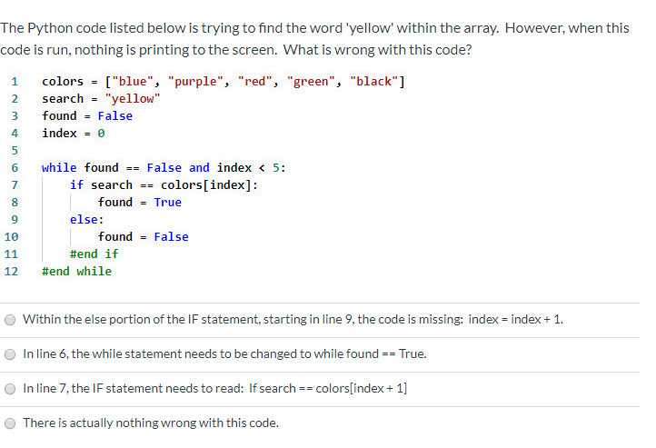 Solved The Python code listed below is trying to find the | Chegg.com