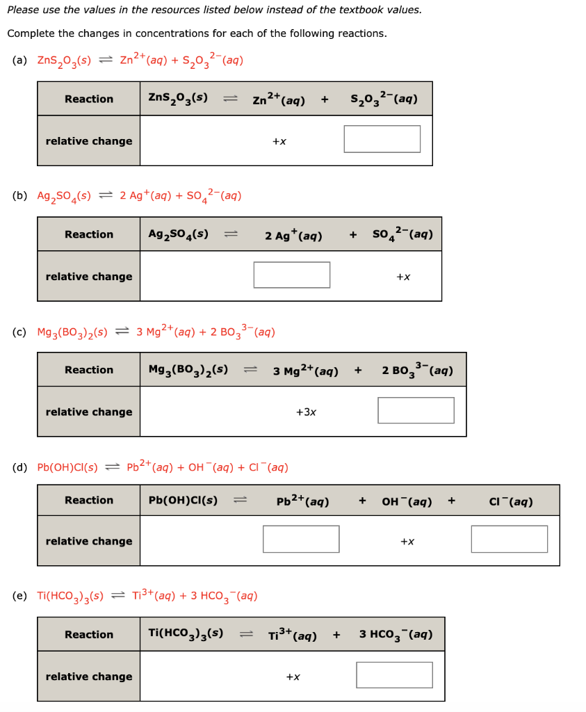 Solved Please use the values in the resources listed below | Chegg.com