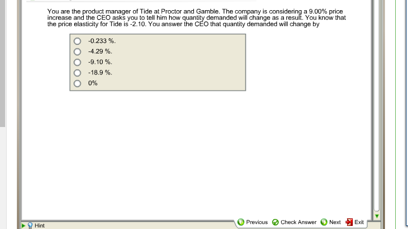 Solved You are the product manager of Tide at Proctor and | Chegg.com