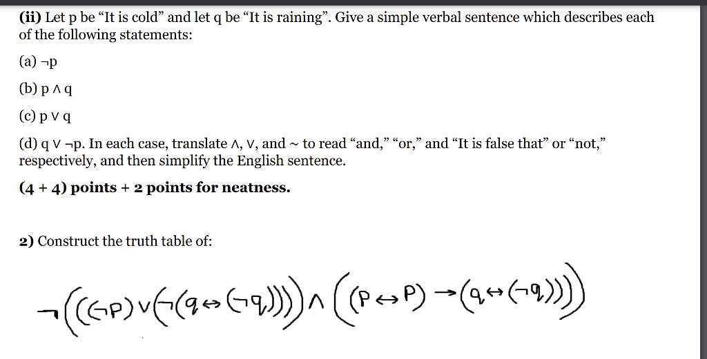 Solved 1) (i) Let p denote “He is rich” and let q denote “He | Chegg.com Solved 1) (i) Let p denote “He is rich” and let q denote “He | Chegg.com