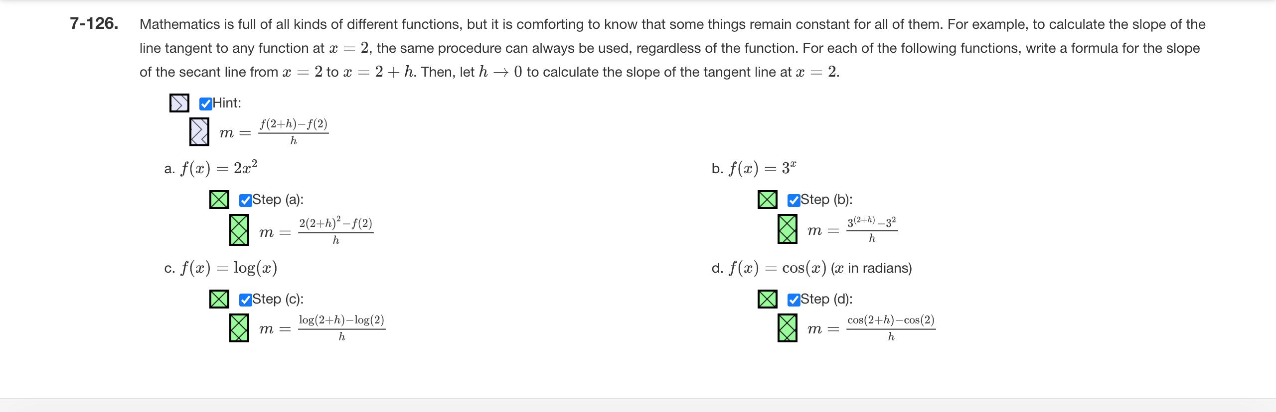 Solved 7-126. Mathematics is full of all kinds of different | Chegg.com