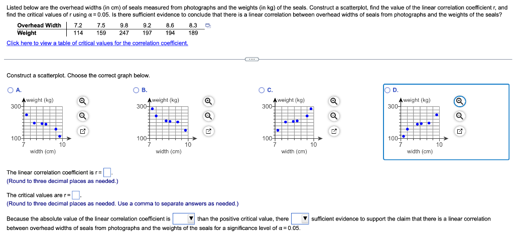 Solved Listed below are the overhead widths (in cm ) of | Chegg.com