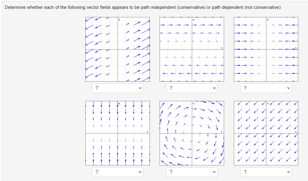 Solved Determine whether each of the following vector fields | Chegg.com