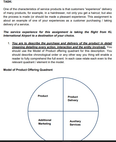 Solved One of the characteristics of service products is | Chegg.com