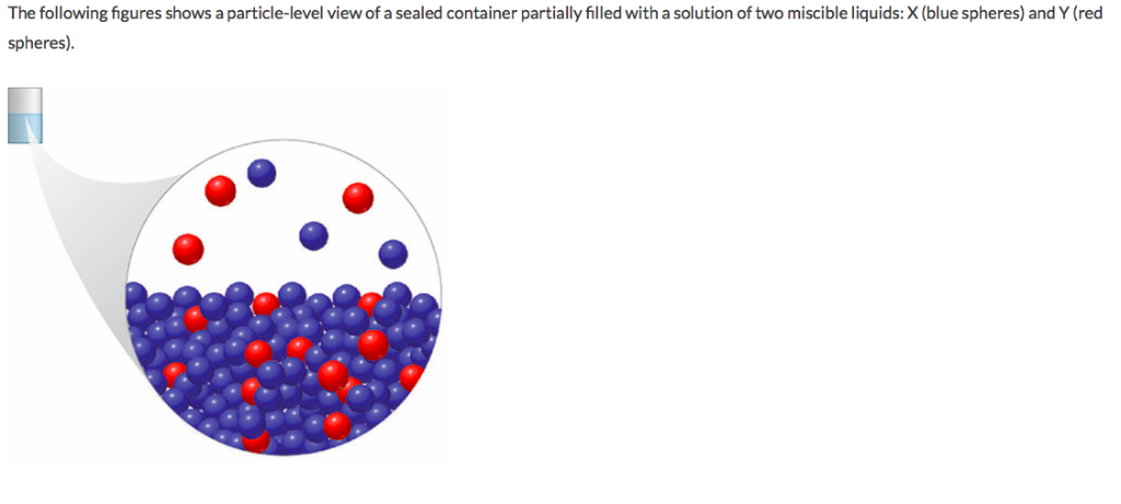 Solved The following figures shows a particle-level view of | Chegg.com