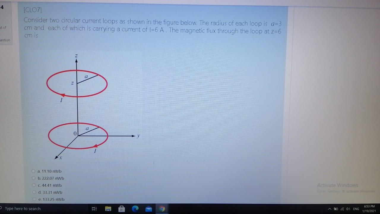 Solved 4 [CLO7 Consider two circular current loops as shown | Chegg.com