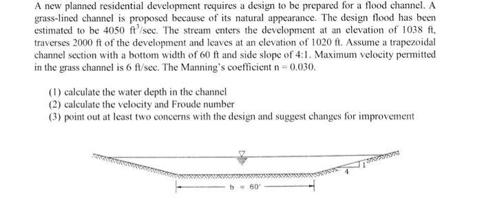Solved a new planned residential development requires a | Chegg.com