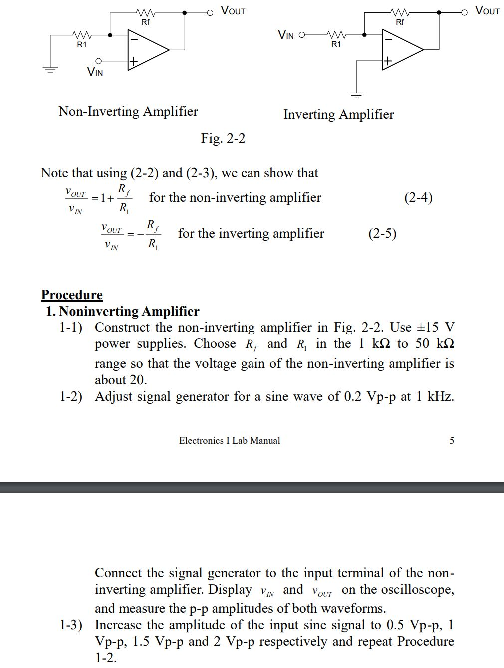 Solved Calculate theoretically the non-inverting amplifier | Chegg.com