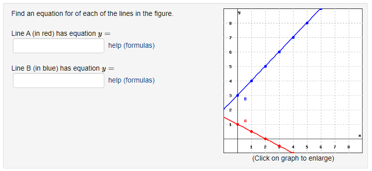 Solved Find an equation for of each of the lines in the | Chegg.com