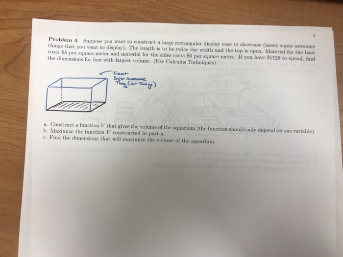 Problem 4. Suppose you want to construct a large | Chegg.com
