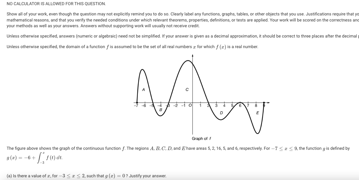 Solved NO CALCULATOR IS ALLOWED FOR THIS QUESTION. Show all | Chegg.com