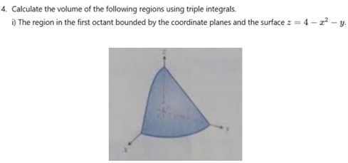 Solved Calculate the volume of ﻿the following regions using | Chegg.com