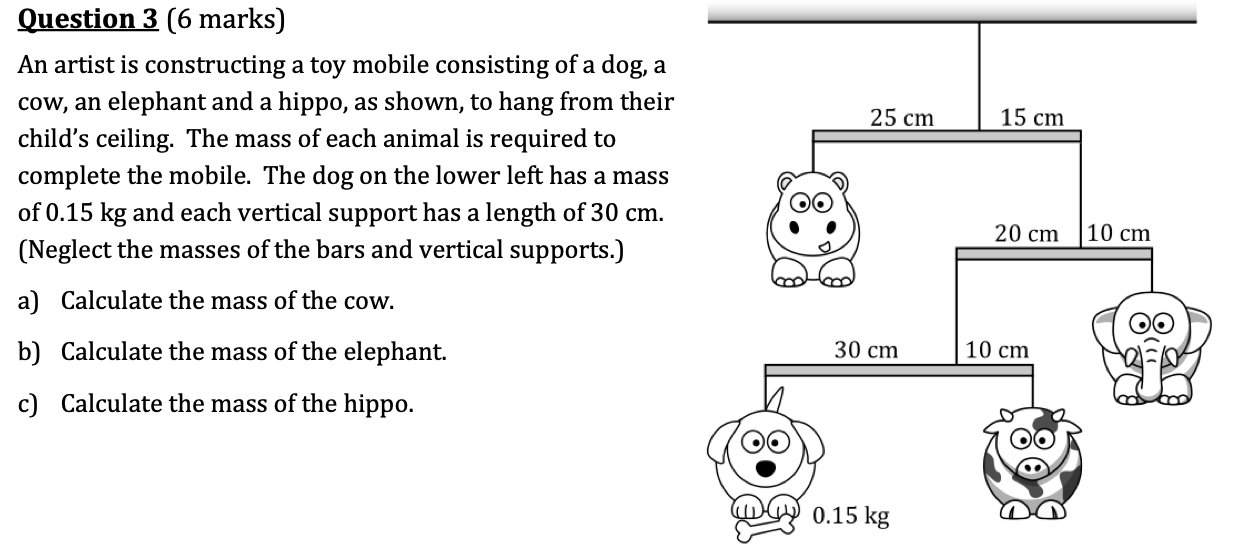 Solved Question 3 ( 6 marks) An artist is constructing a toy | Chegg.com