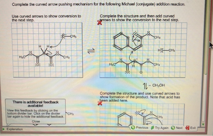 Solved Complete the curved arrow pushing mechanism for the | Chegg.com