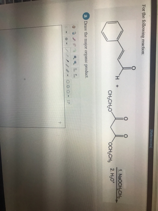 Solved For the following reaction: CH3CH2O Draw the major | Chegg.com