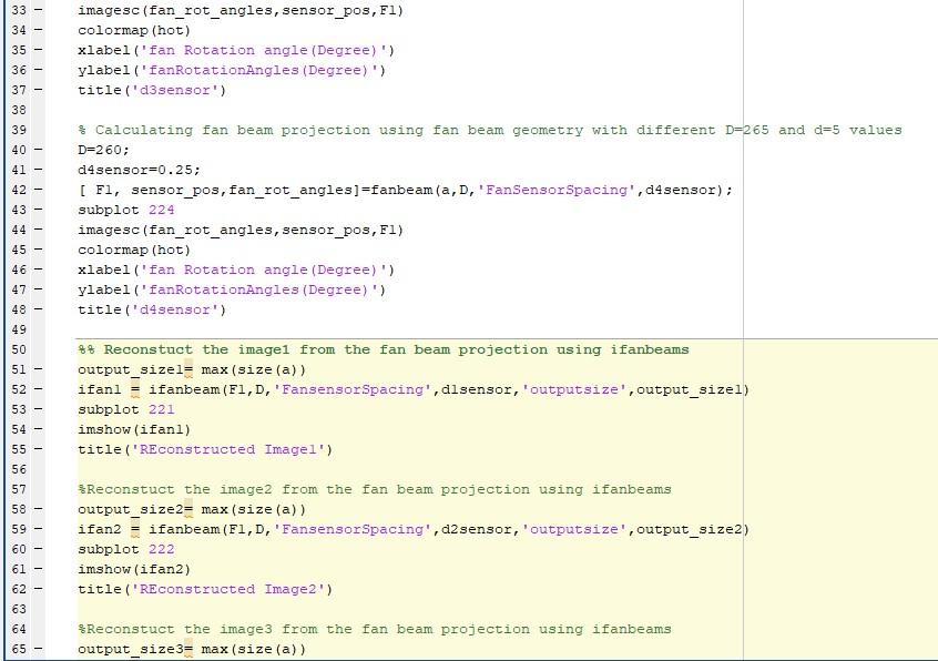 Solved ifan 3 = ifanbeam(F1,D, 'FansensorSpacing', d3sensor, | Chegg.com