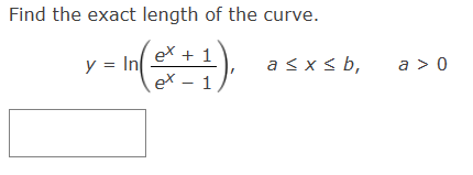 Solved Find the exact length of the curve. | Chegg.com