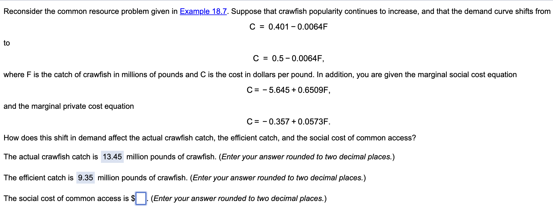 Solved Reconsider the common resource problem given in | Chegg.com