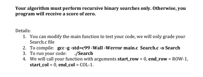 Solved For this problem, you are provided a 2D matrix of | Chegg.com