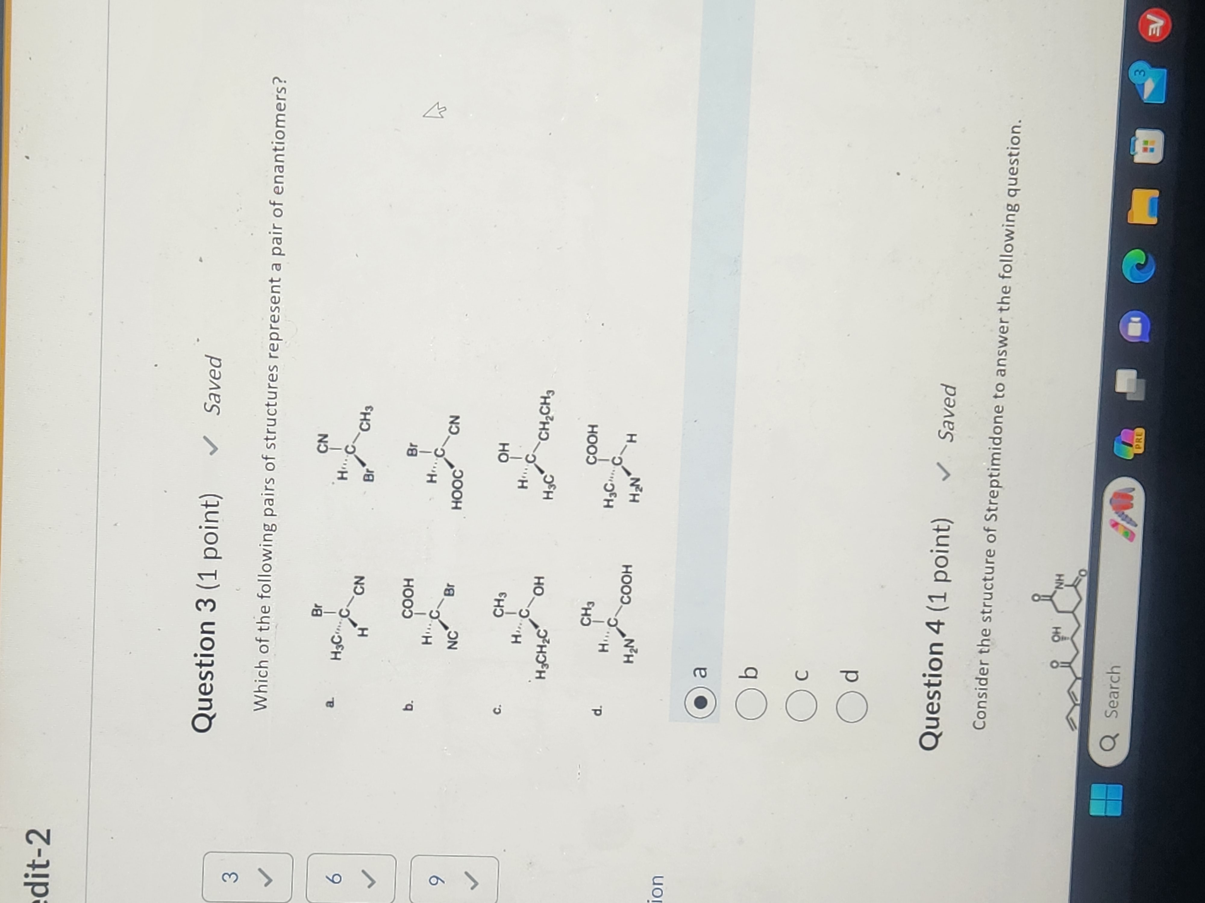 Solved Which of the following pairs of structures represent | Chegg.com