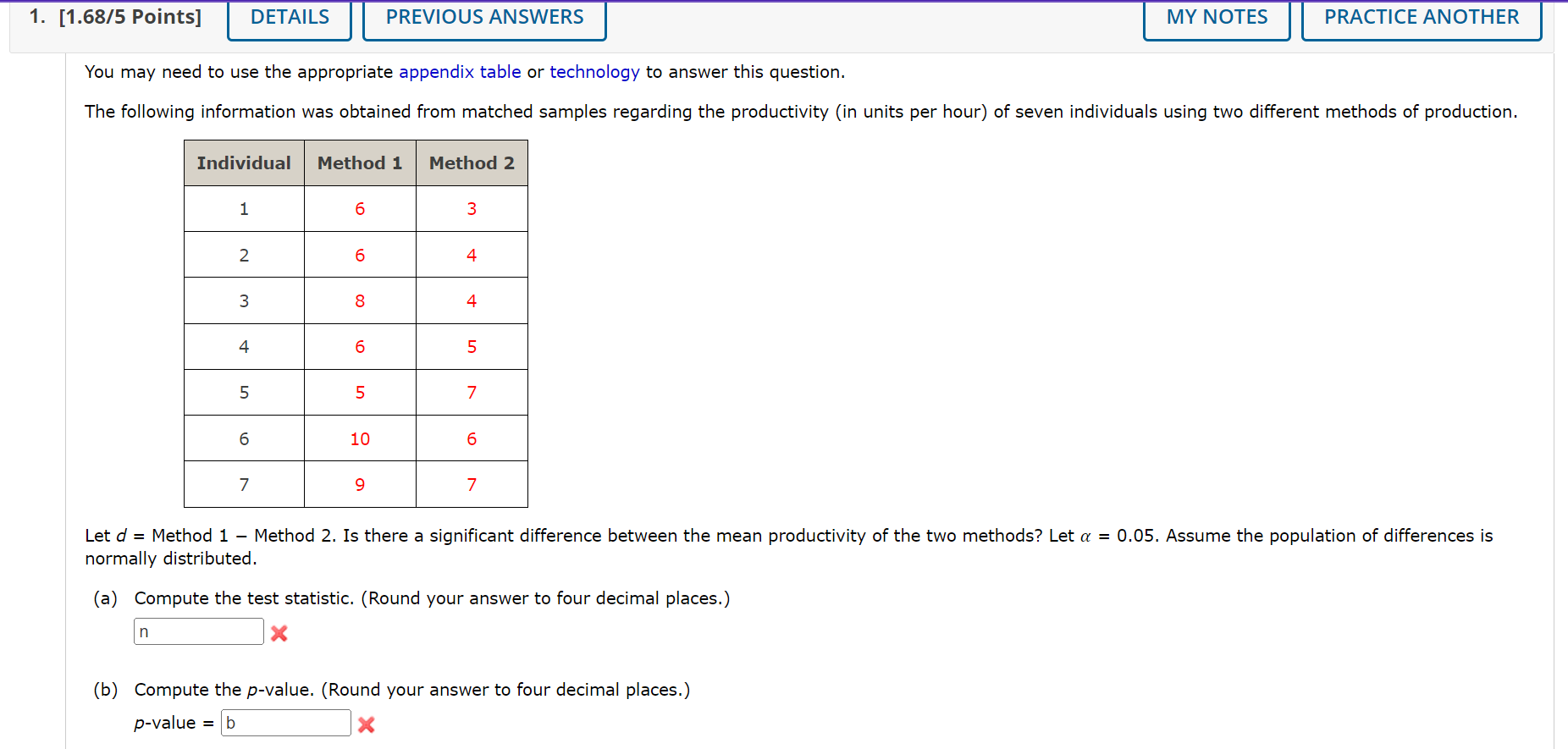 Solved You may need to use the appropriate appendix table or | Chegg.com