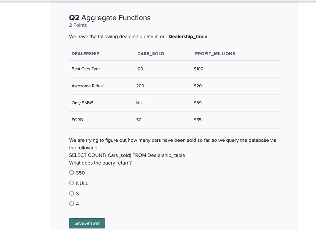 Solved Q1 SubQuery 3 Points Consider this relation 'Grades' | Chegg.com