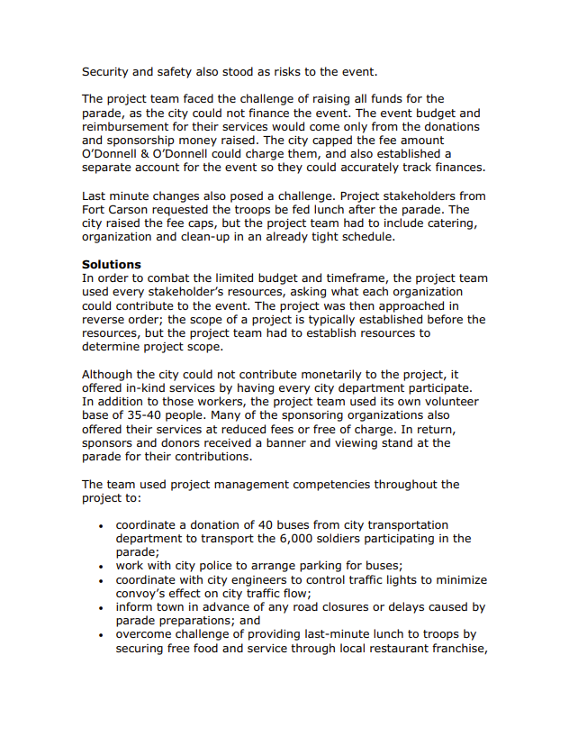 Solved 3. Schedule. Using the following table, create a | Chegg.com