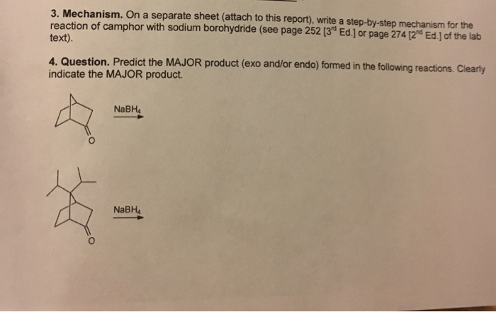 Solved 3. Mechanism. On a separate sheet (attach to this | Chegg.com