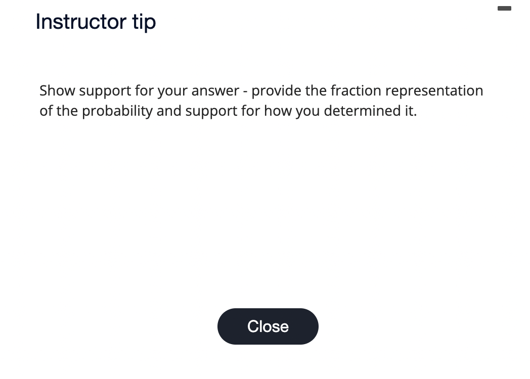 Instructor tip Show support for your answer - provide | Chegg.com
