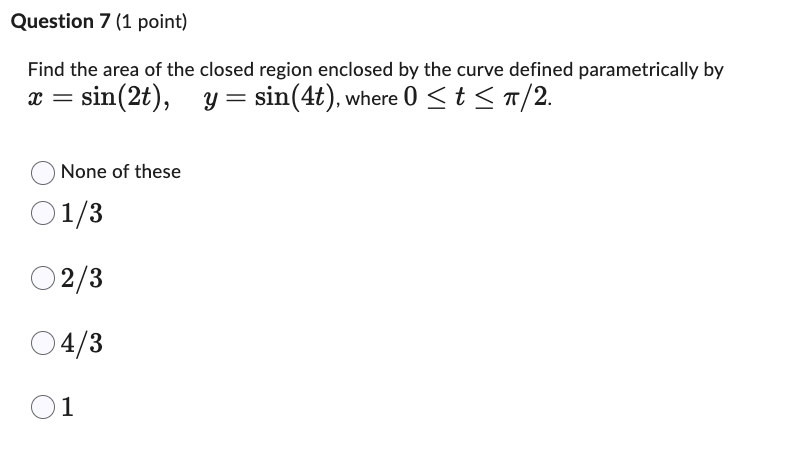 Solved Find the area of the closed region enclosed by the | Chegg.com