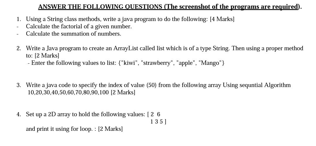 Solved 1 Using A String Class Methods Write A Java Program 6779
