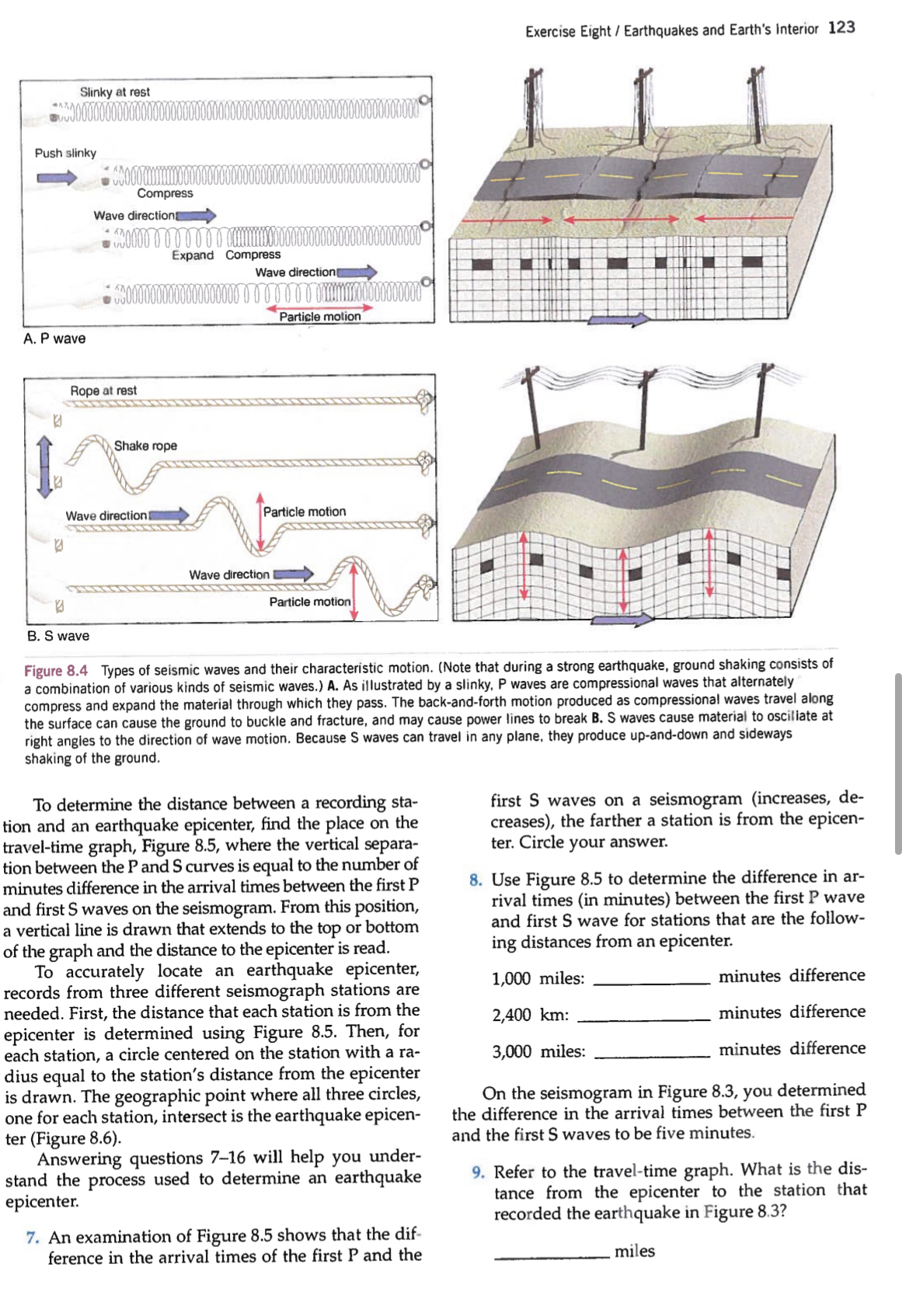 Solved Exercise Seven / Geologic Maps and Structures 113 | Chegg.com