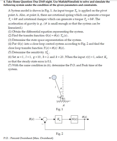Solved 4. Take Home Question: Due 23:45 night. Use | Chegg.com