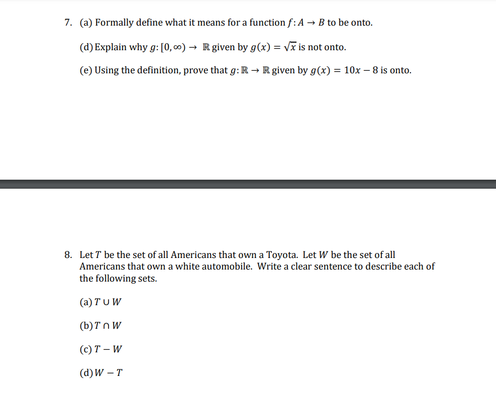 Solved 1. Determine whether each of these sets is finite, | Chegg.com