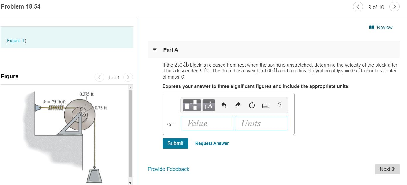 Solved Problem 18.54 9 of 10 Review (Figure 1) Part A If the | Chegg.com