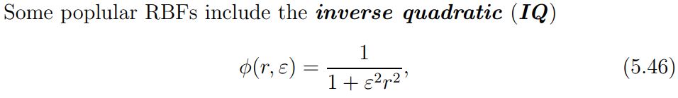 Exercise 82 With RBF approximation methods, the | Chegg.com