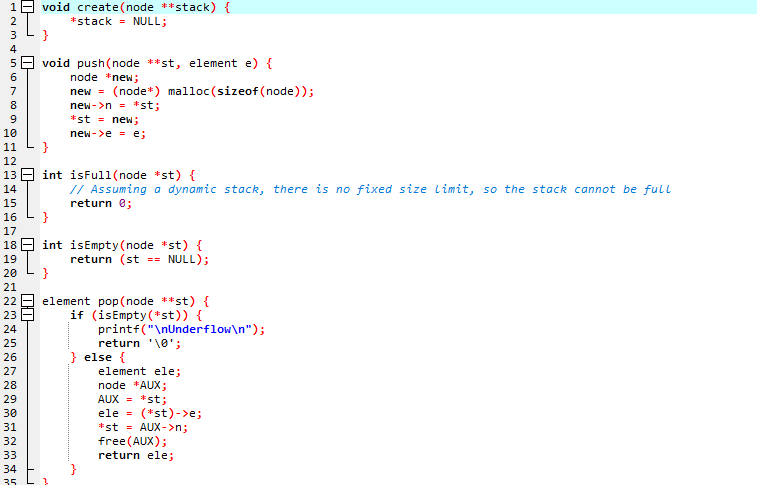 Solved ef char element; ude "stackd2.h" ain(){ nt choice; | Chegg.com