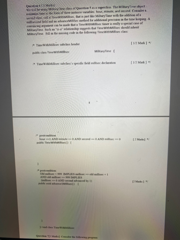 Solved Question 5 [5 Marks]: Consider the task of | Chegg.com