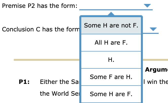 Solved 1. Argument Forms An argument form is a | Chegg.com