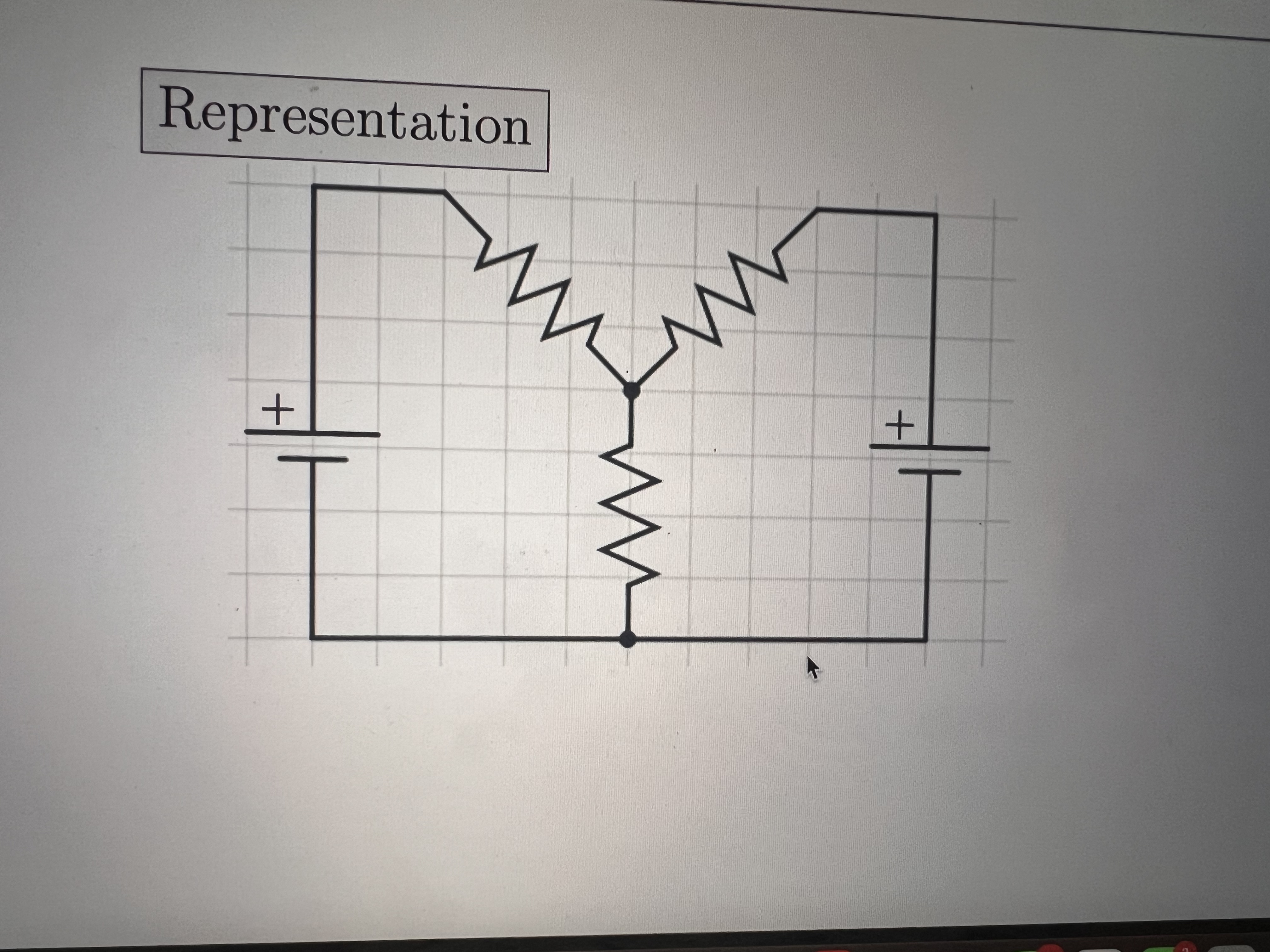 Solved The diagram below shows three resistors, each with a | Chegg.com