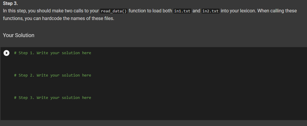 Solved Task 2 - Constructing a Lexicon (20 Marks) | Chegg.com