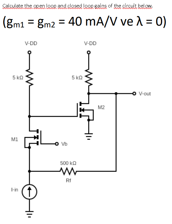 Solved Calculate The Open Loop And Closed Loop Gains Of The 4308