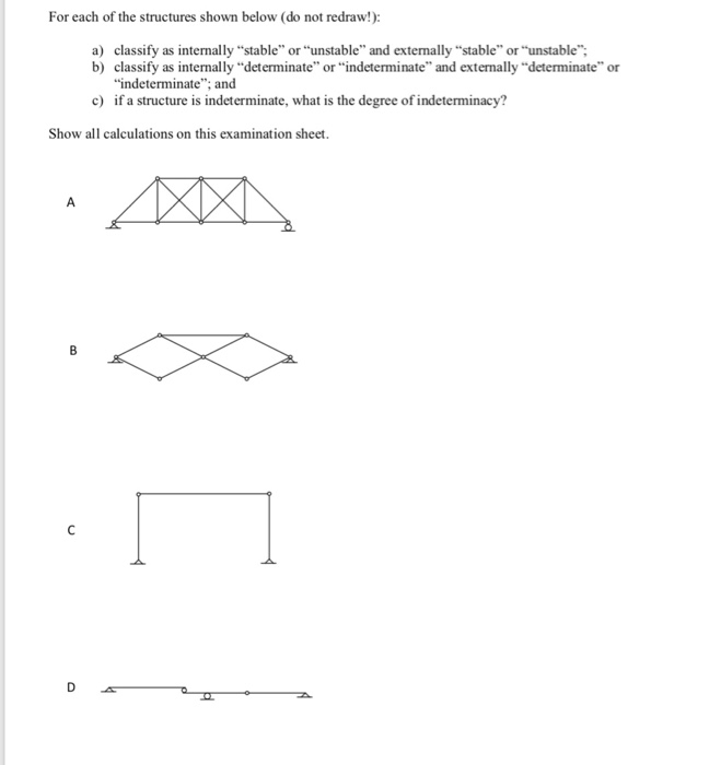 Solved For each of the structures shown below (do not | Chegg.com