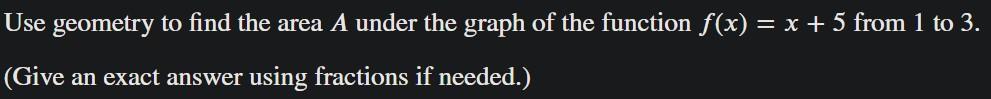 Solved Using geometry, evaluate the integral such that the | Chegg.com